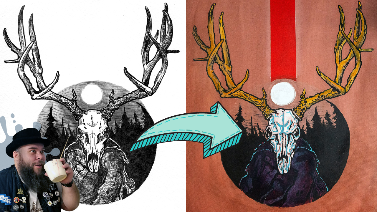 Horned One Glow-Up – Drink the Paint Water